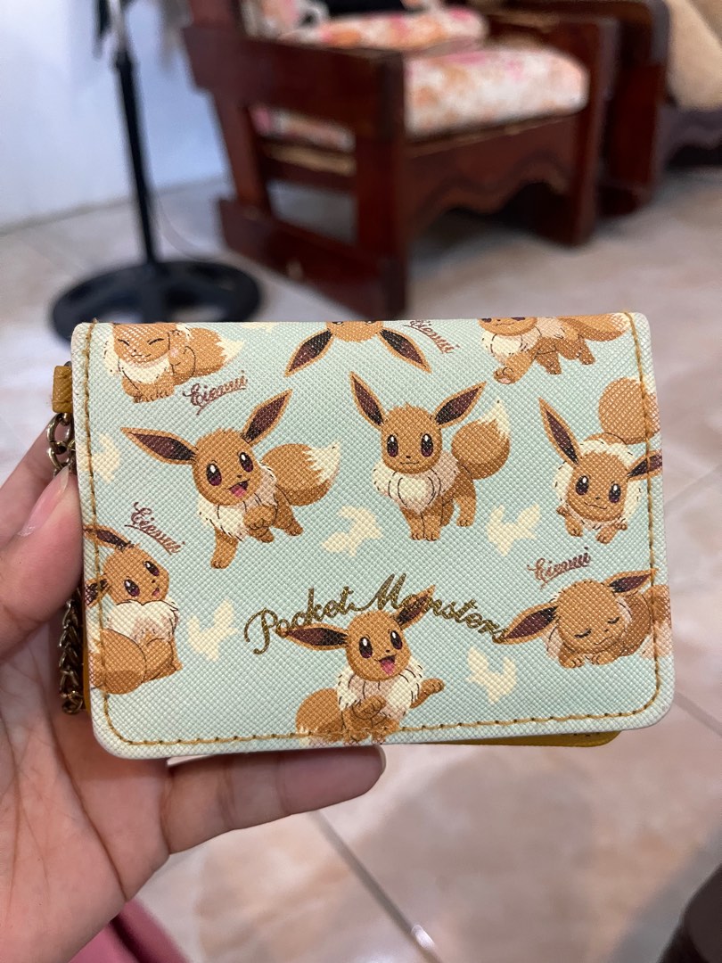 POKEMON EEVEE BIFOLD WALLET, Women's Fashion, Bags & Wallets, Wallets ...