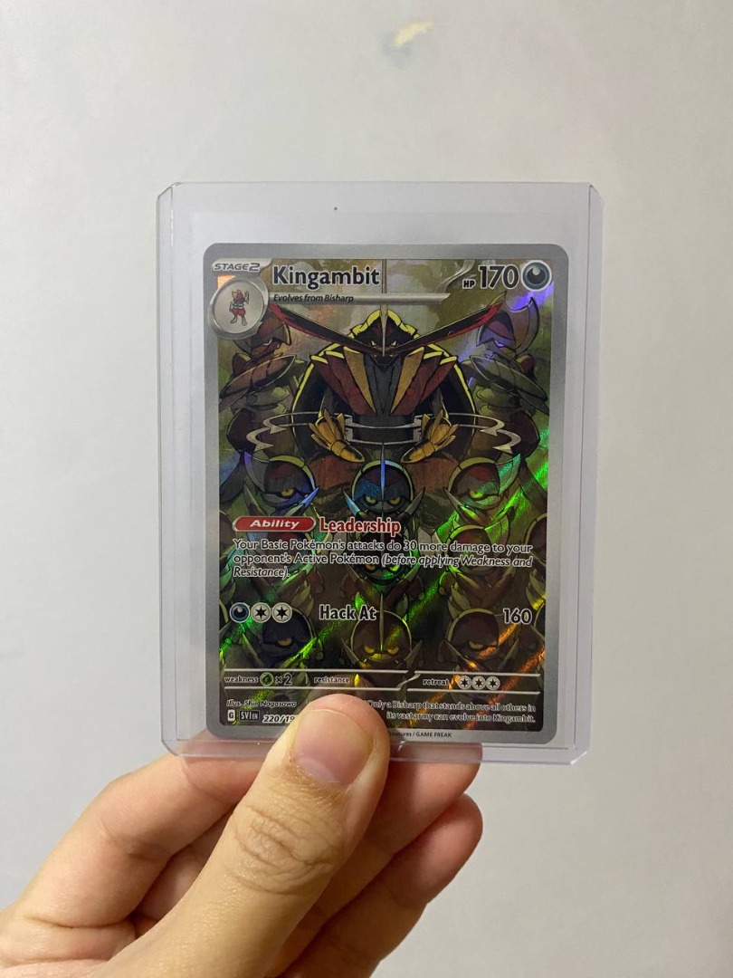 Kingambit Scarlet Violet Illustration Rare IR, Hobbies & Toys, Toys ...