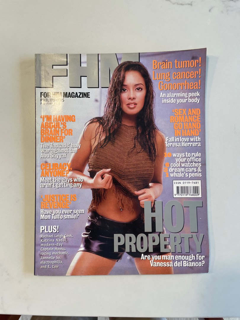 RARE - FHM issue #5 Vanessa Del Bianco, Hobbies & Toys, Books & Magazines, Magazines on Carousell