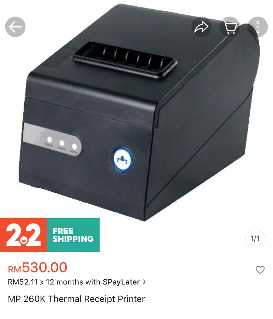 Receipt printer, Computers & Tech, Printers, Scanners & Copiers on ...