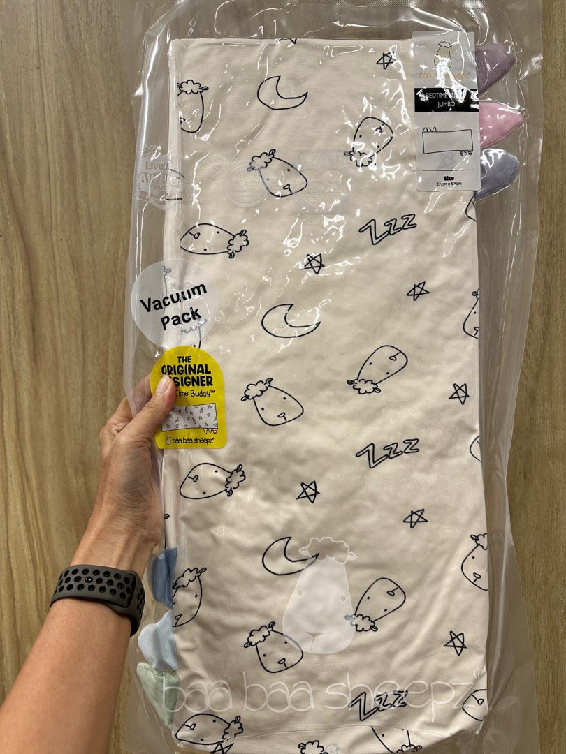 [SEALED] Baa Baa jumbo Yellow bolster, Furniture & Home Living, Bedding ...
