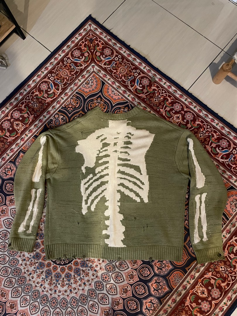 Skeleton knit, Men's Fashion, Tops & Sets, Hoodies on Carousell