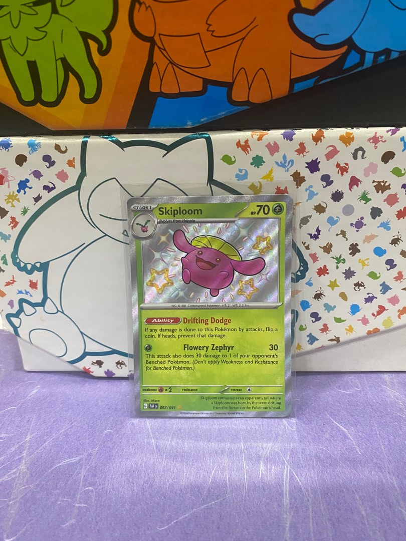 Skiploom - 097/091 - Baby Shiny (BS) - Pokémon Scarlet & Violet Paldean ...