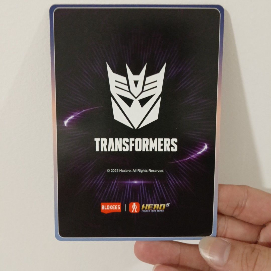 STAR SCREAM Transformers Card, Hobbies & Toys, Collectibles & Memorabilia, Fan Merchandise on ...