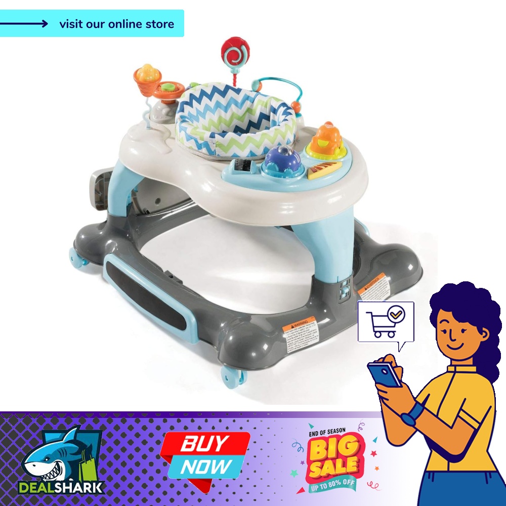 Storkcraft 3-in-1 Activity Walker and Rocker with Jumping Board and ...