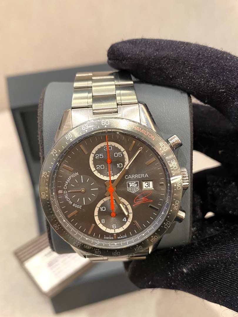 TAG HEUER CARRERA MCLAREN LIMITED EDITION CHRONOGRAPH REF CV201M GREY ...