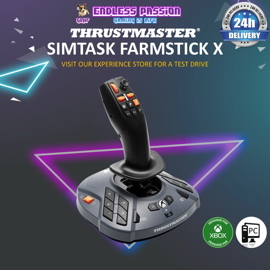 Thrustmaster SimTask FarmStick X, Video Gaming, Gaming Accessories ...