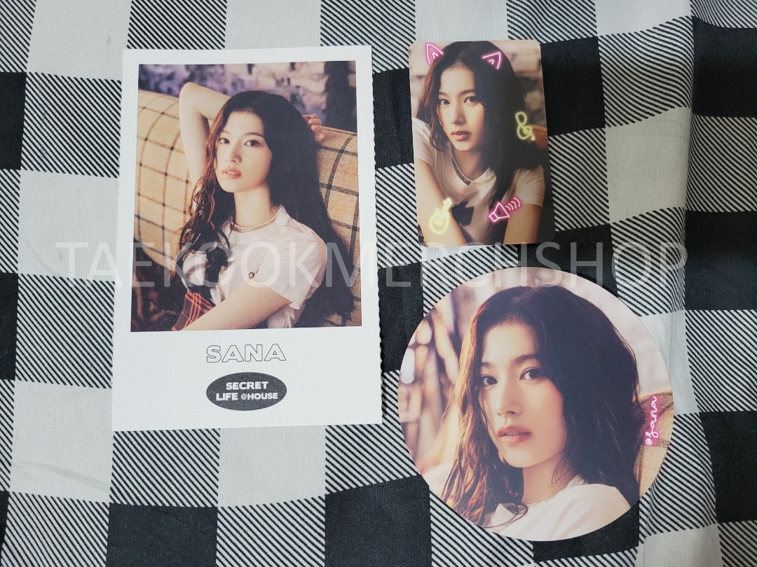 TWICE SECRET LIFE HOUSE SEASON'S GREETINGS MEMBER SET SANA, Hobbies ...
