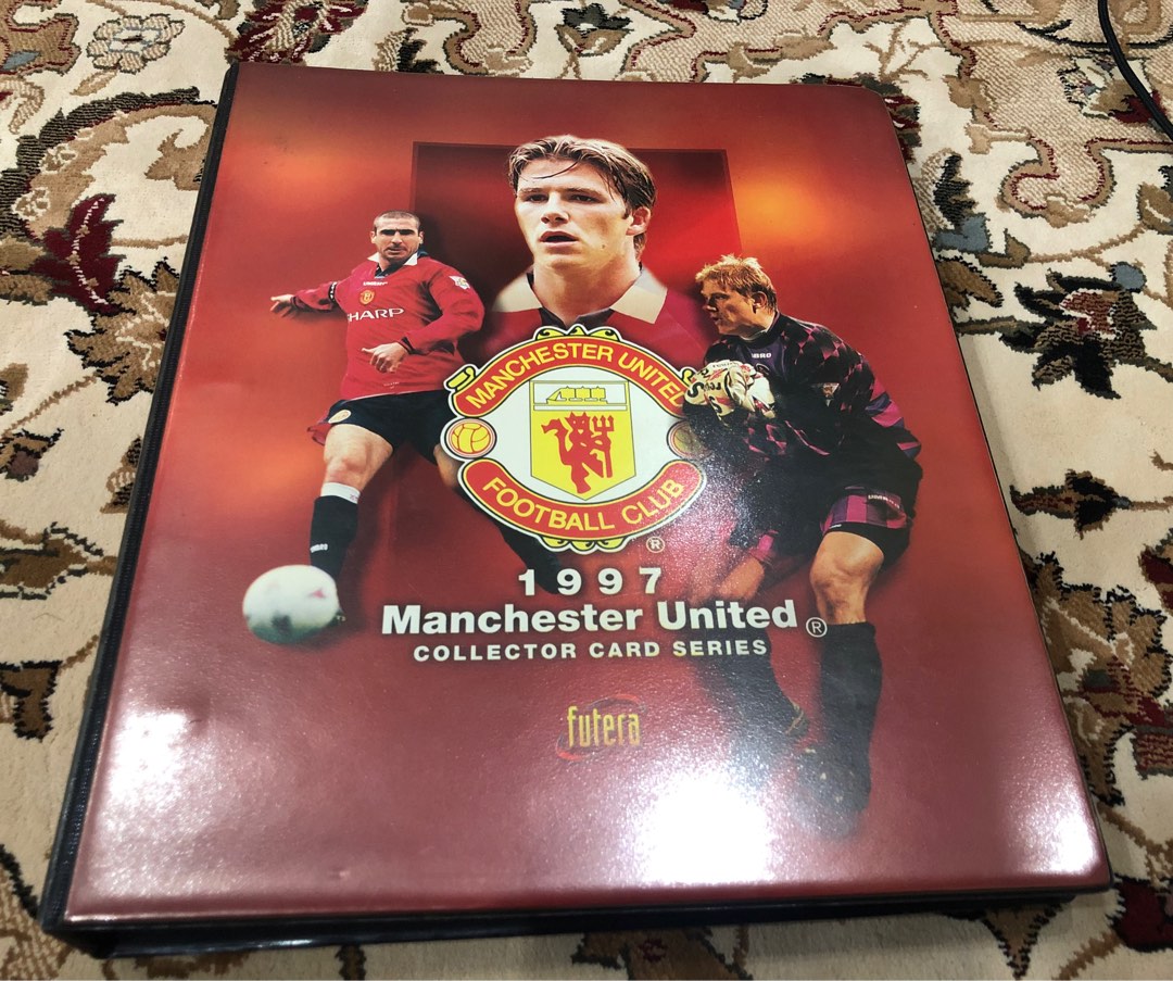 Card Binder Vintage (Hard Cover) 1997 Manchester United Collector Card ...