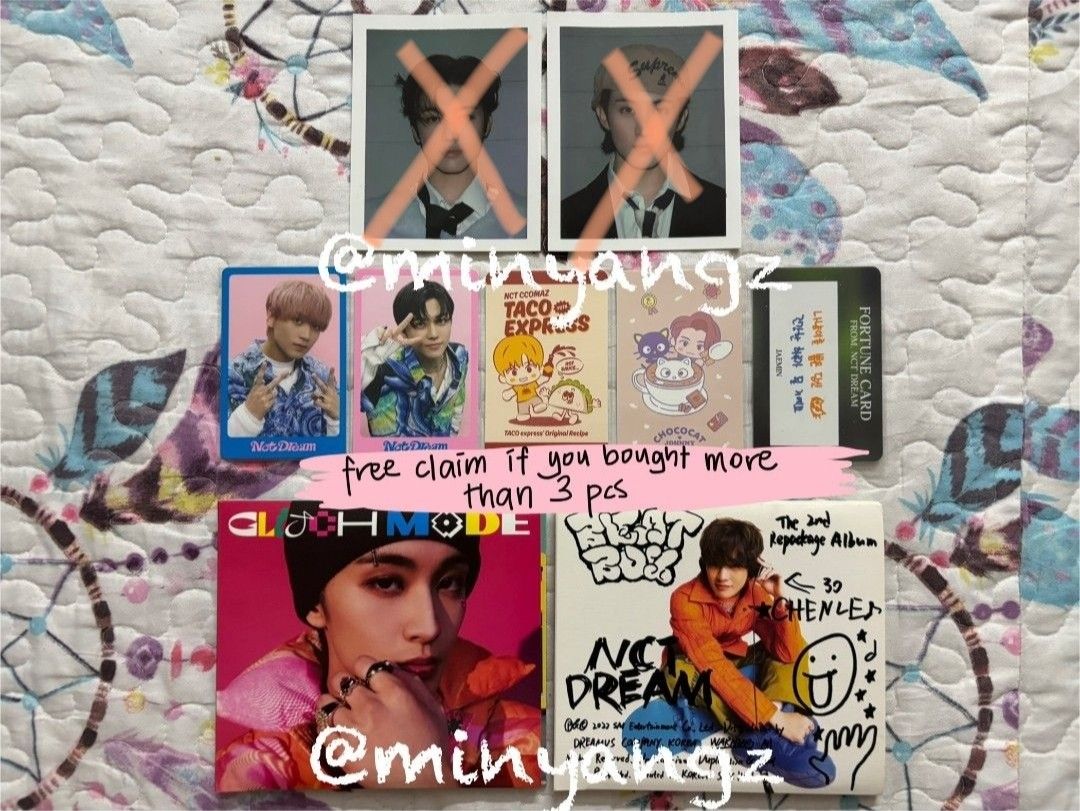 [WTS] NCT Dream NCT 127 Wavy Official Album/POB/Merch Photocards ; jeno ...