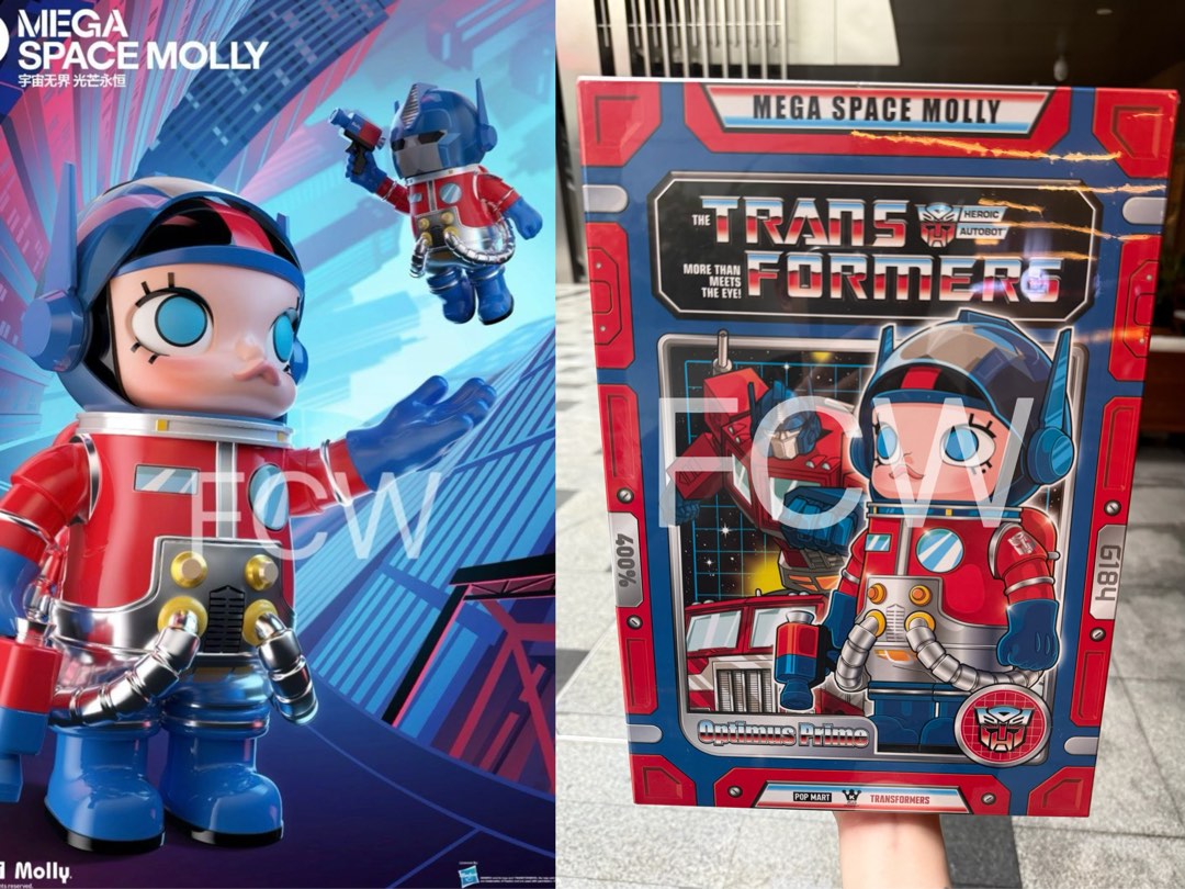 400% MEGA SPACE MOLLY MEGA tranformers 變形金剛 柯柏文 Optimus Prime ...