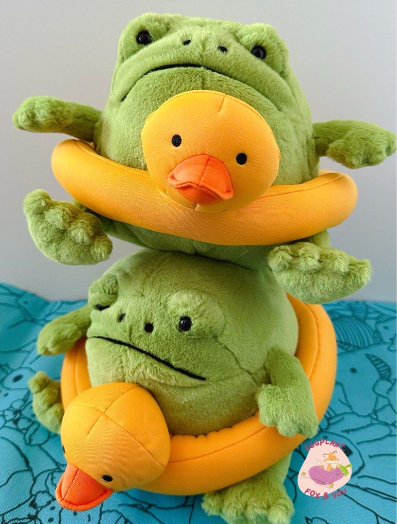 【現貨】 Jellycat Ricky Rain Frog Rubber Ring Ricky蛙 水泡 搞笑 gfriend 生日禮物 情人節 ...