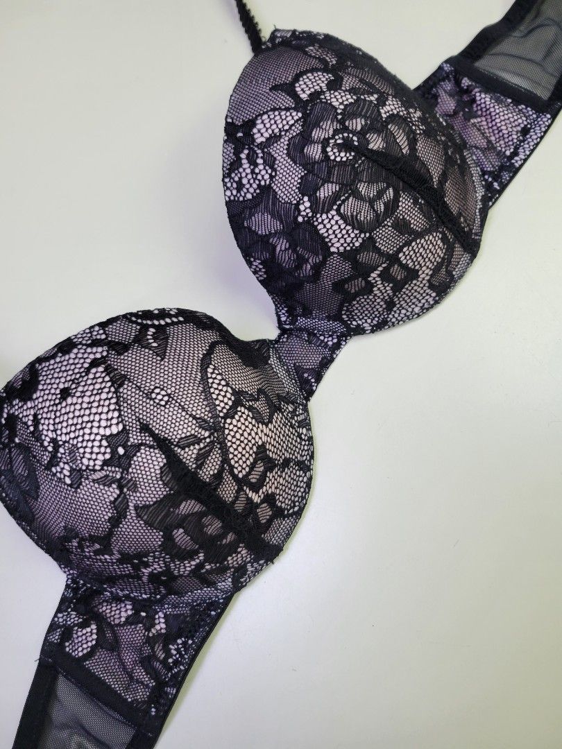 性感內衣#地球日優惠 lace bra push up 有wire 34B/75B, 女裝, 內衣和休閒服 - Carousell
