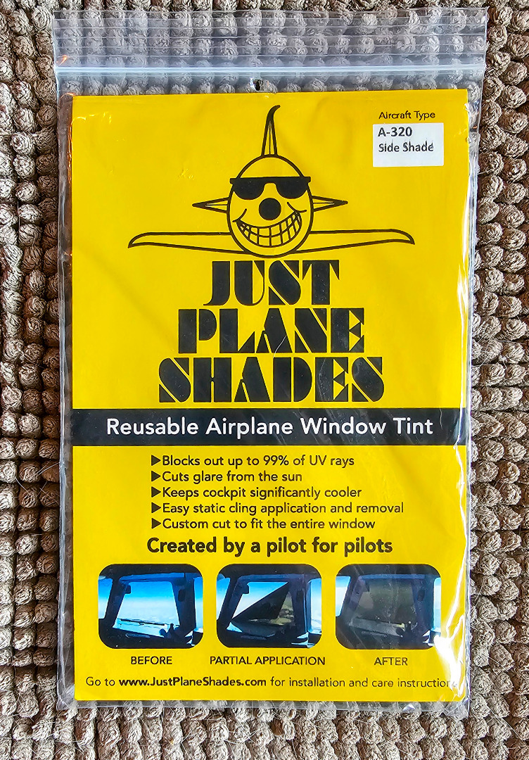 Airplane window shade - for A320, Hobbies & Toys, Stationery & Craft ...