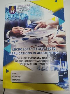 Microsoft excel, Hobbies & Toys, Books & Magazines, Textbooks on Carousell