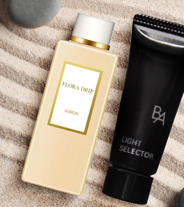 Albion Flora Drip 24ml, Pola BA light selector N sunscreen cream 9g, Beauty & Personal Care ...