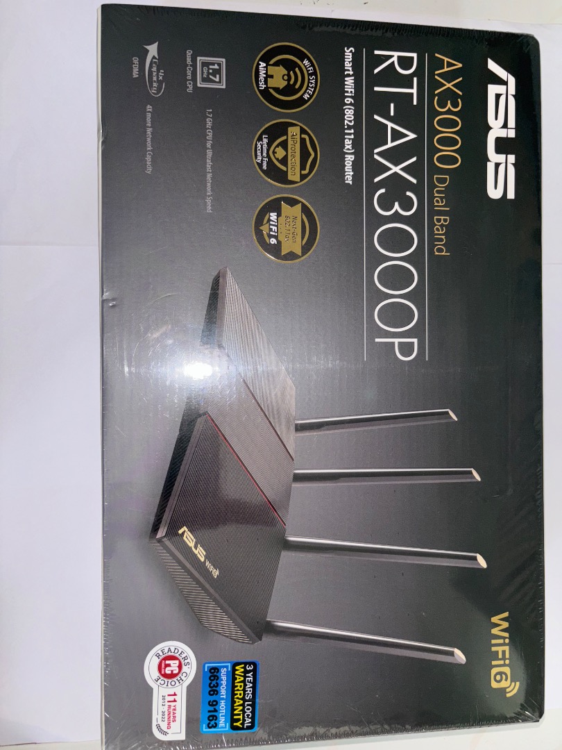 AX3000 Dual Band RT-AX3000P, Computers & Tech, Parts & Accessories ...