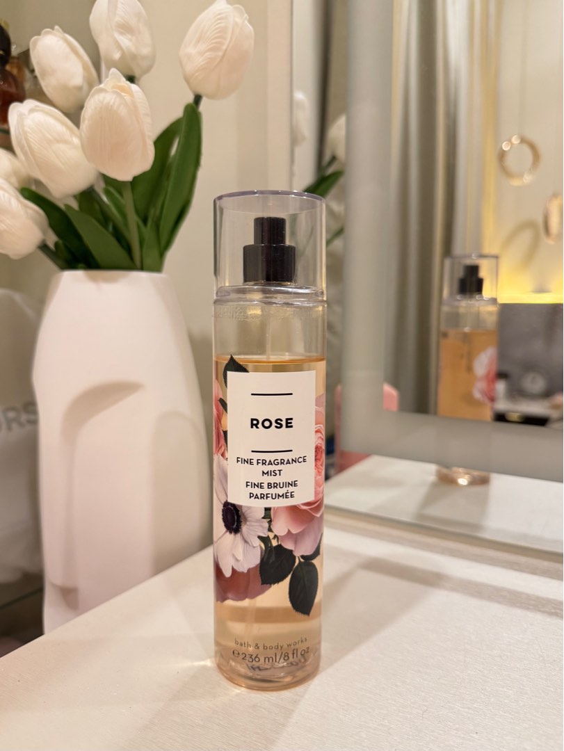Bath & Body Works Rose Fine Fragrance Mist, Beauty & Personal Care ...