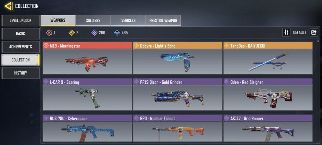 Call of duty mobile account. Mythic m13 legendary tang knife and ...