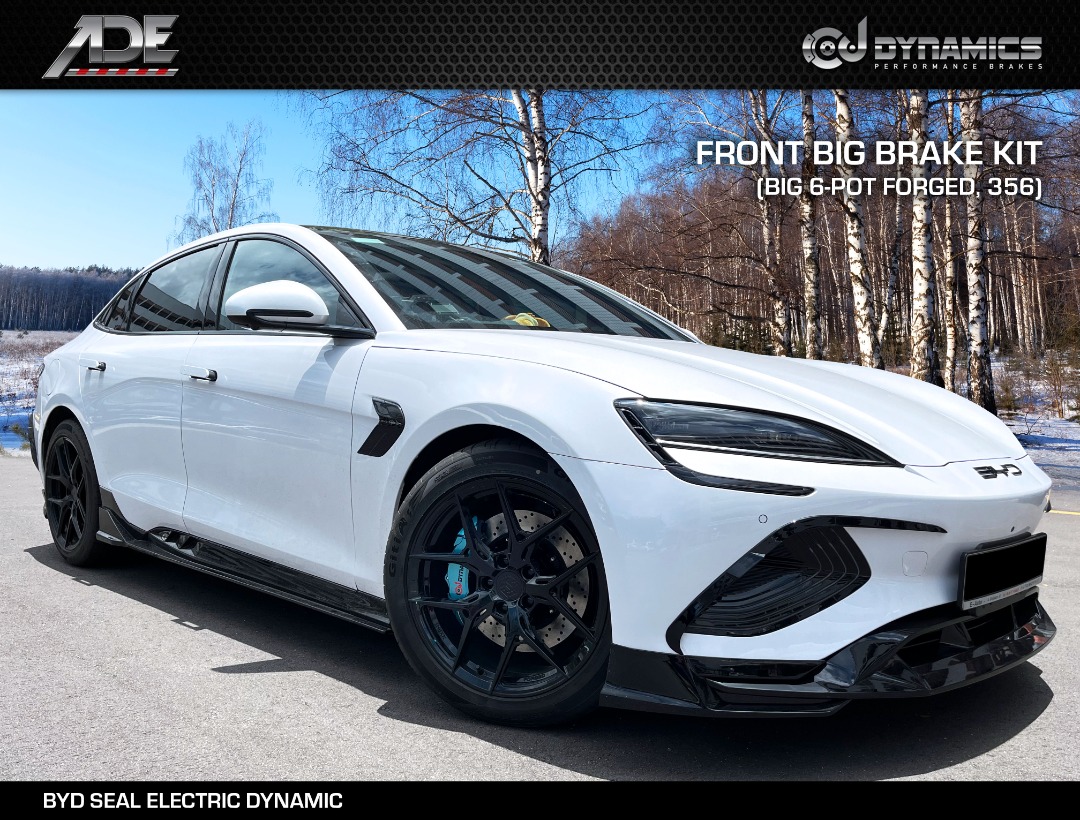 CJ DYNAMICS FRONT BIG BRAKE KIT (BIG 6-POT FORGED, 356) ON BYD SEAL ...