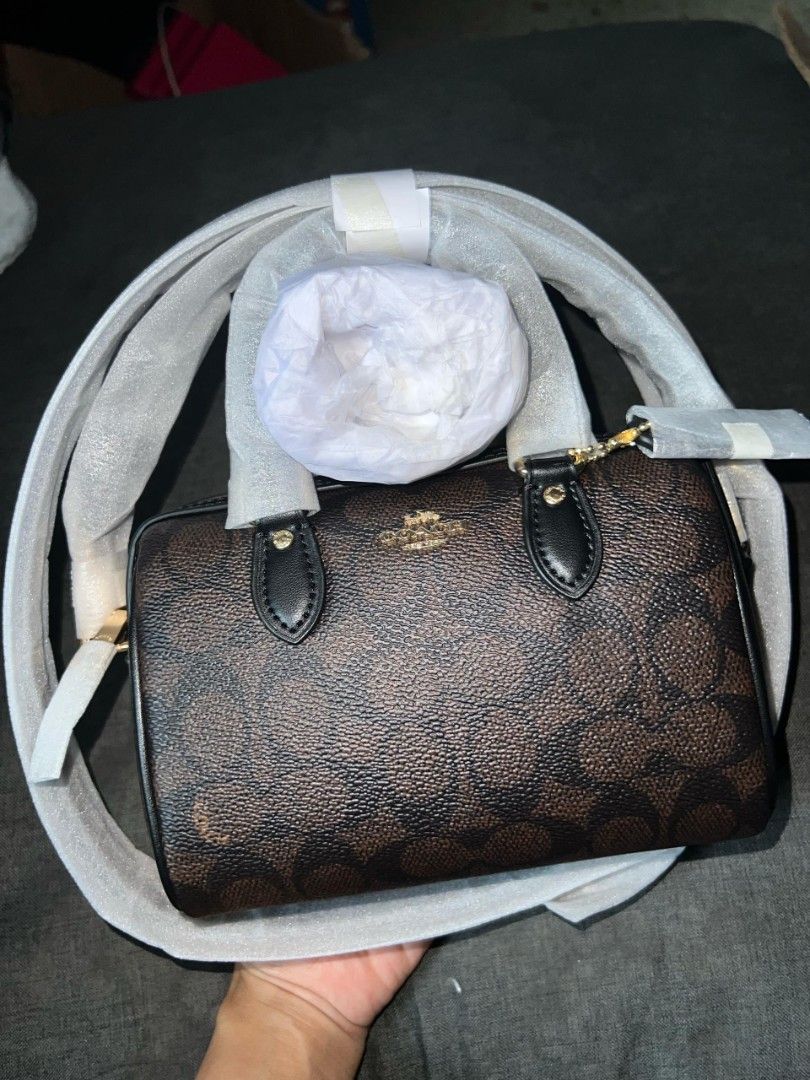 Coach Mini Rowan Crossbody in Signature Canvas CW329 – 100% Authentic ...