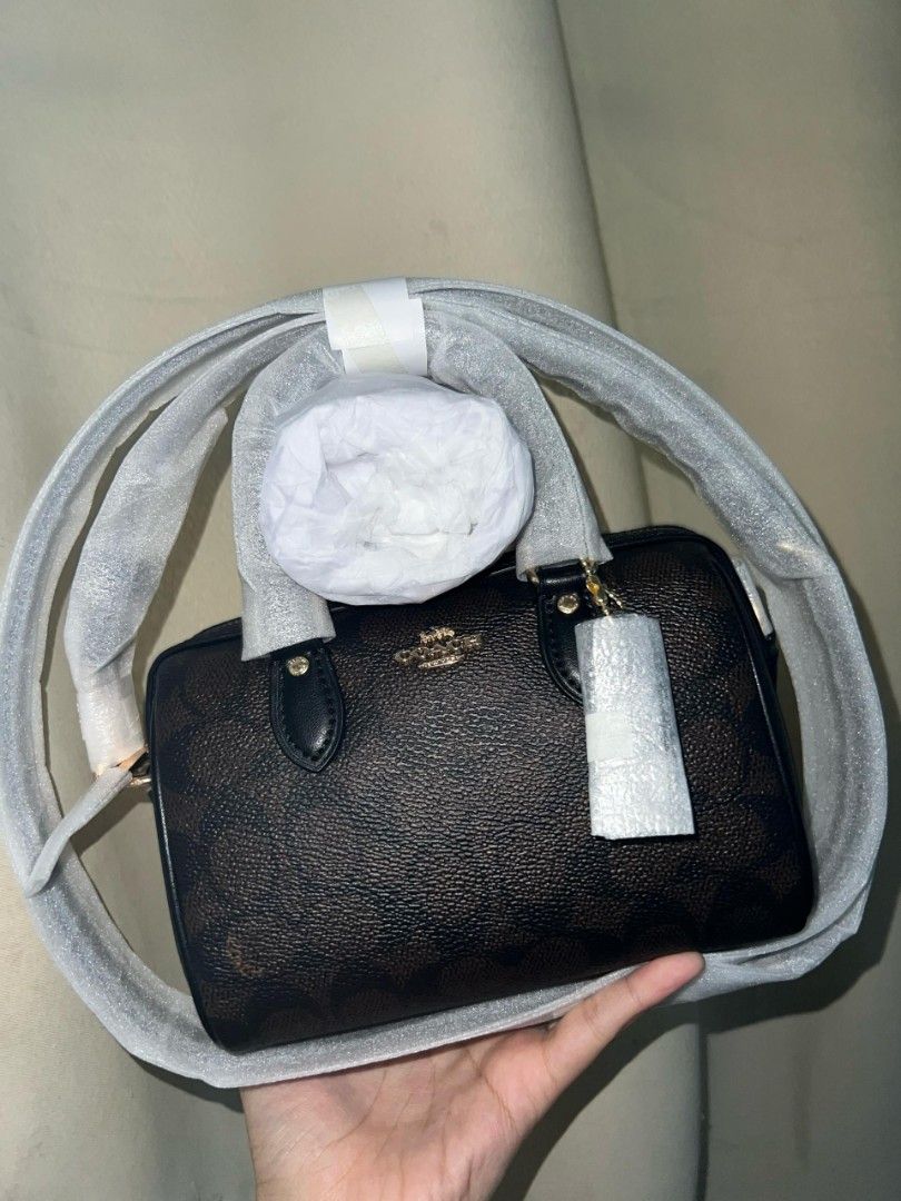 Coach Mini Rowan Crossbody in Signature Canvas CW329 – 100% Authentic | Ready Stock, Luxury ...