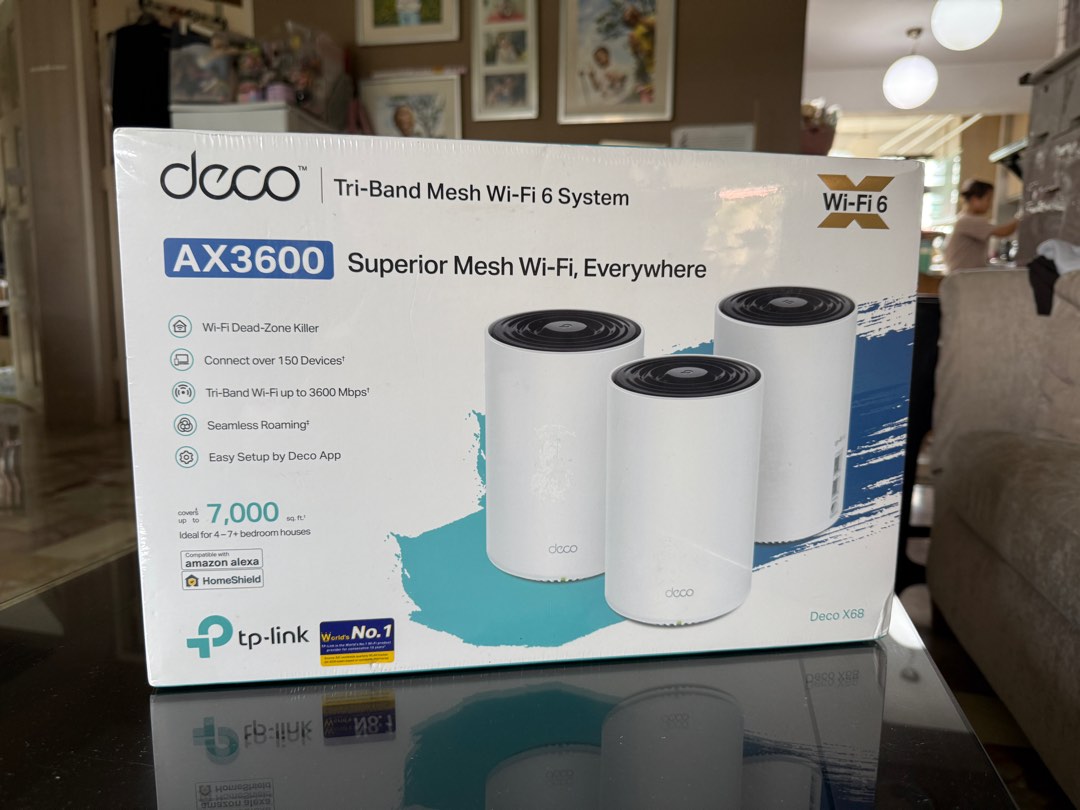Deco X68 AX3600 Whole Home Mesh WiFi 6 System, Computers & Tech, Office ...
