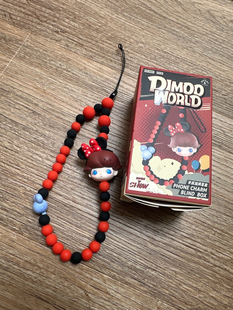 Dimoo disney phone charm - Minnie, Barang Mewah, Aksesoris di Carousell