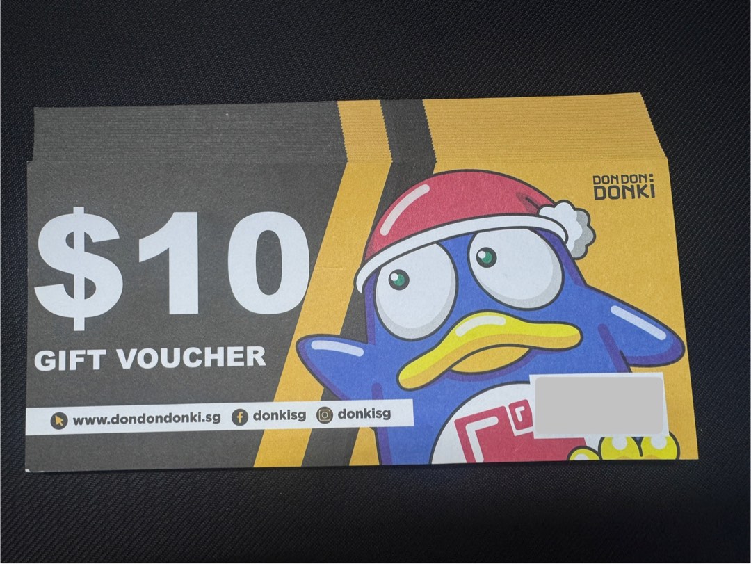 Don Don Donki Cash Voucher, Tickets & Vouchers, Vouchers on Carousell