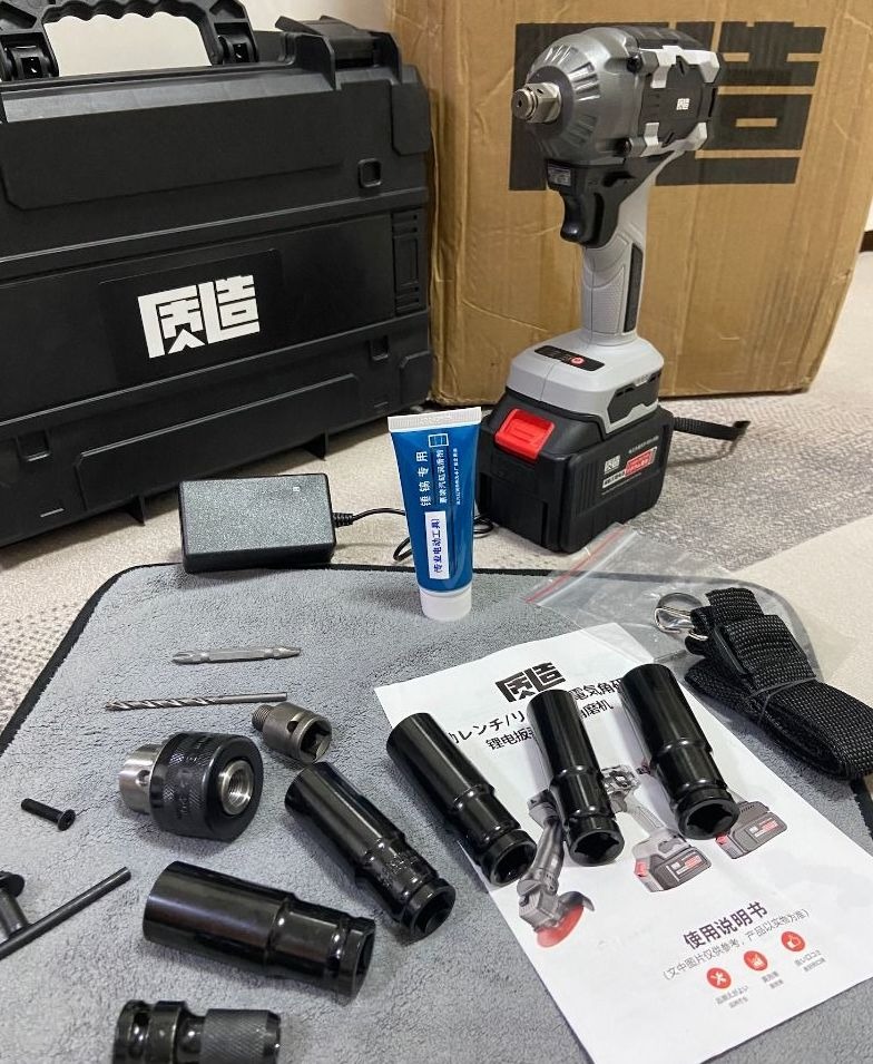 Portable Brushless IMPACT Wrench Gun (Enhanced Model, Higher Torque ...