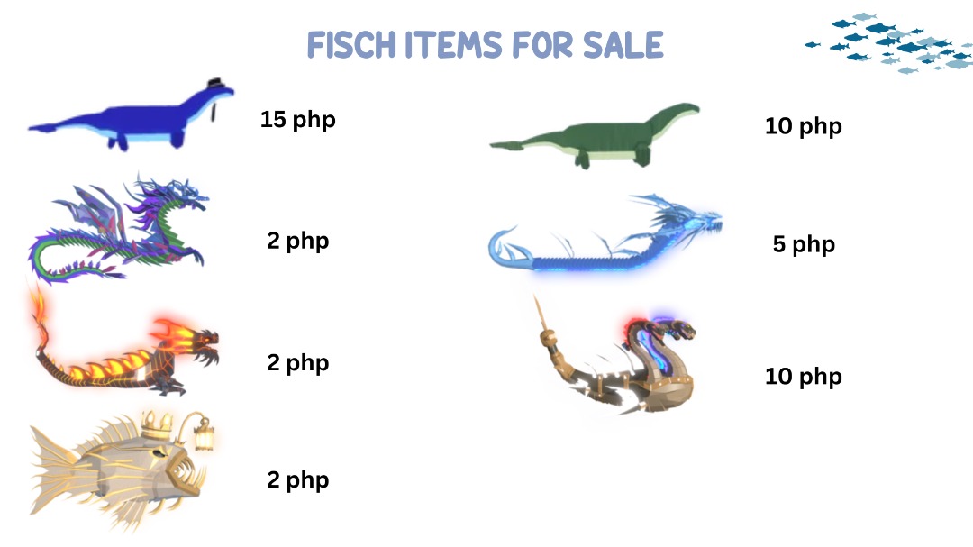 FISCH ITEMS FOR SALE, Video Gaming, Video Games, Others on Carousell