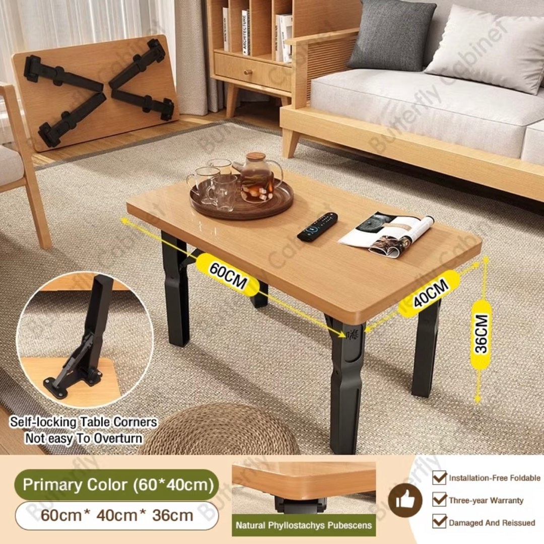 Foldable Coffee Table | Small Tea Table | Compact Center Table | Living ...