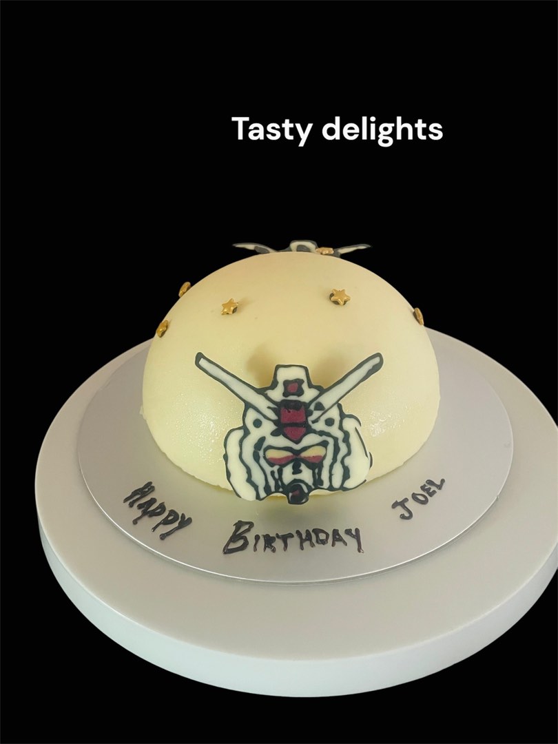 Gundam Theme Cake,Gundam Pinata,Knock Knock Cake,Surprise Cake,Brownies ...