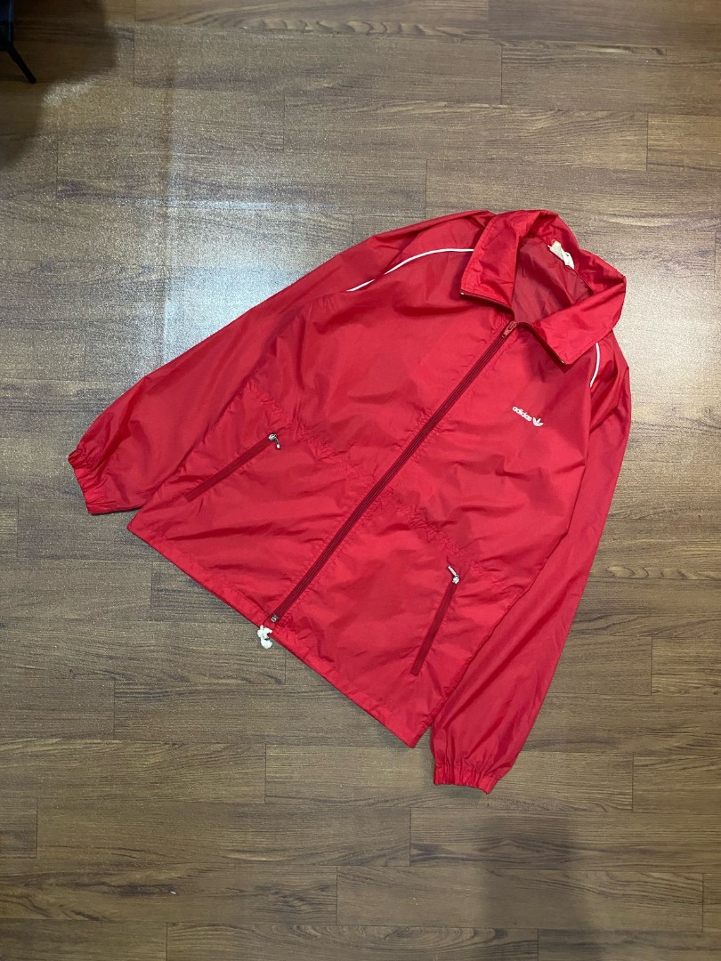 Jaket Running Adidas RAB, Fesyen Pria, Pakaian , Baju Luaran di Carousell