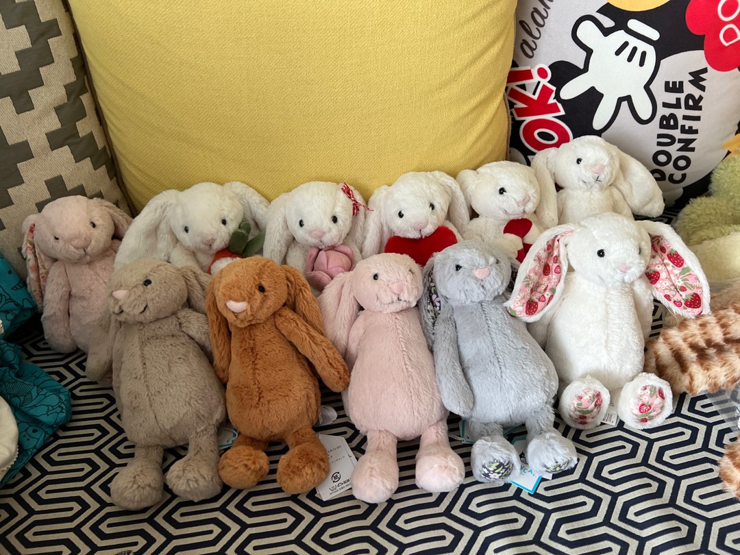Jellycat Bashful Bunny Small series, Hobbies & Toys, Toys & Games on ...
