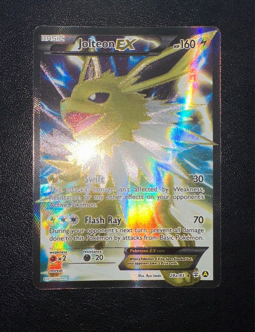 Jolteon EX 28a/83 Pokemon TCG Promo Mega Powers Collection, Hobbies & Toys, Memorabilia ...