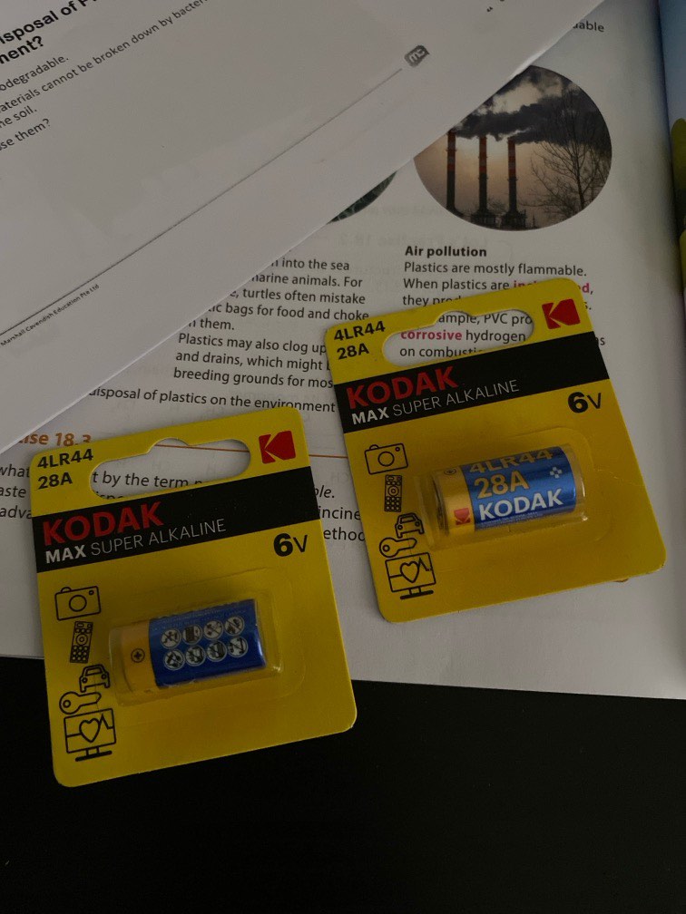 KODAK MAX SUPER ALKALINE 6V, Photography, Photography Accessories, Batteries & Chargers on Carousell