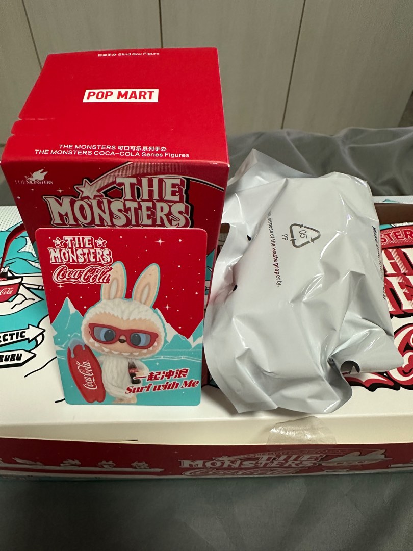 Labubu The Monsters Coca Cola - Surf with Me, Hobbies & Toys ...