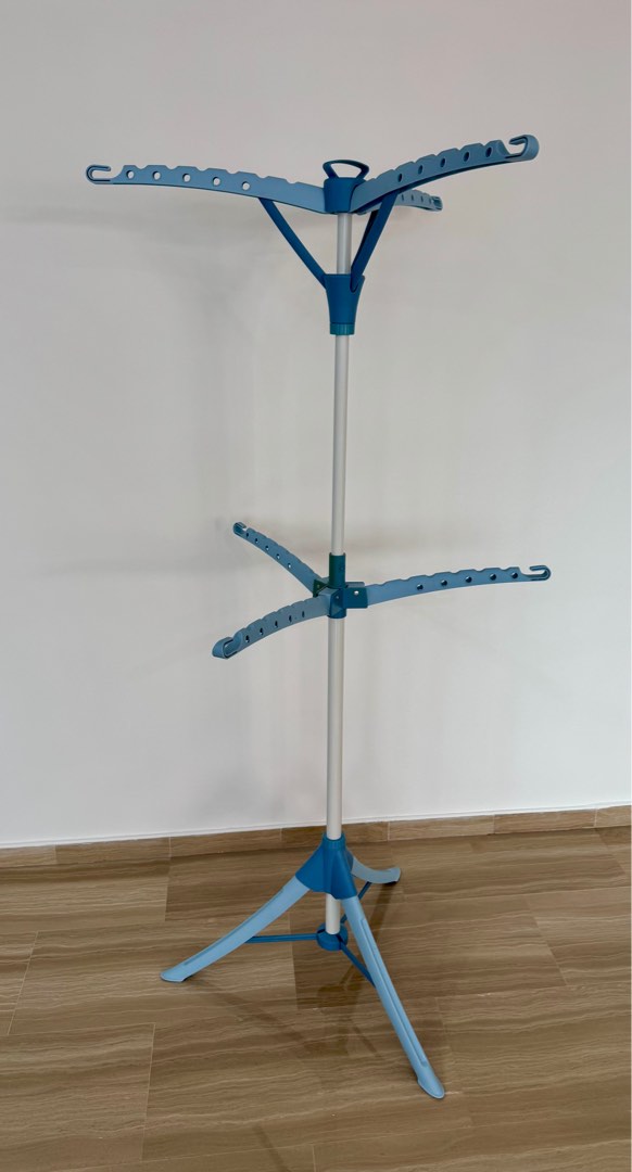 Leifheit RENE OCTO 6 ARM DRYING INDOOR DRYING RACK, Furniture & Home ...
