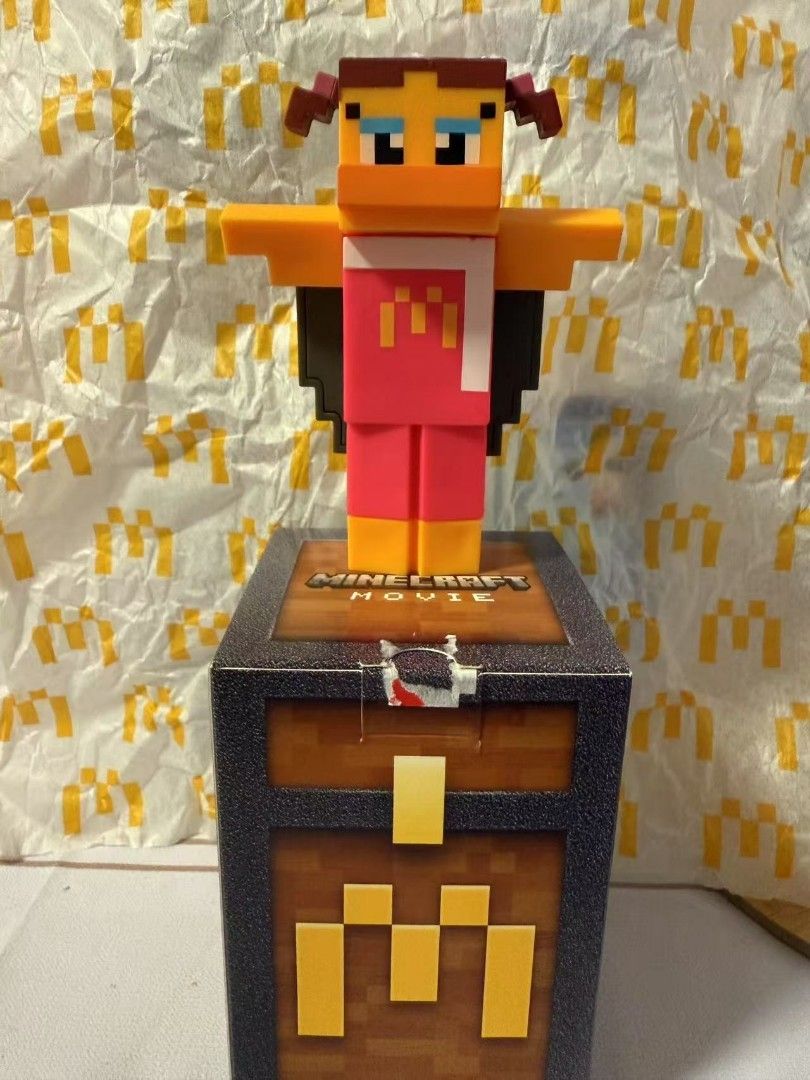 Macdonald Exclusive Minecraft Movie Blind Box figure with unredeemed ...