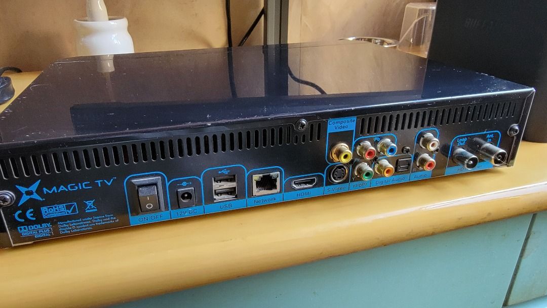 Magic TV MTV 3700d + Buffald 1 TB 外置HD, 家庭電器, 電視 & 其他娛樂, 電視組件及配件 ...