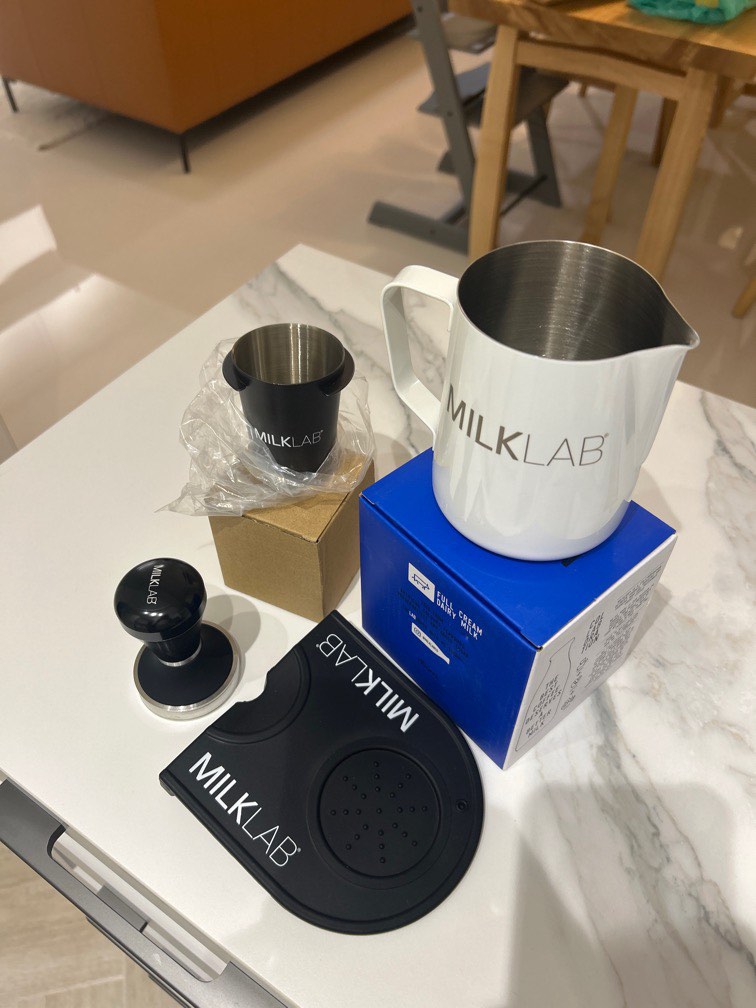 Milklab pitcher, dosing cup, tamper, tamping mat, TV & Home Appliances ...