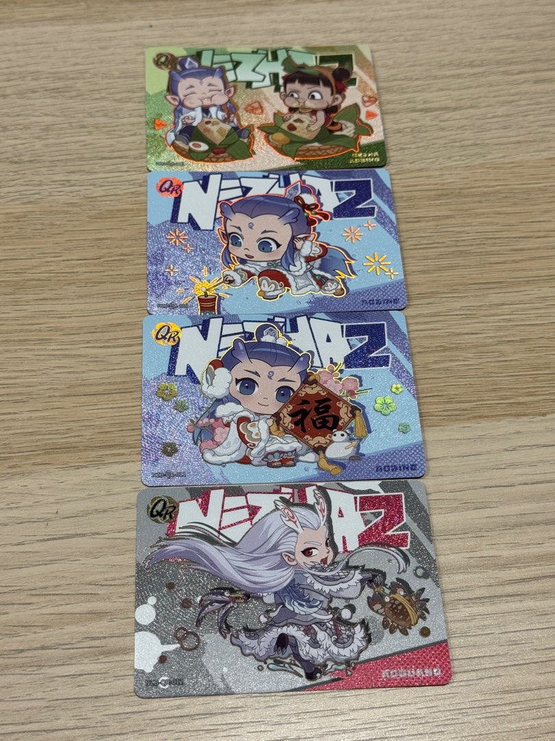 NeZha Card QR, Hobbies & Toys, Toys & Games on Carousell