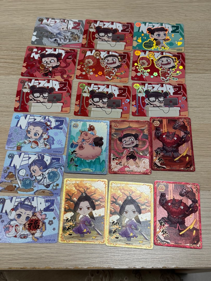 NeZha Card QR, Hobbies & Toys, Toys & Games on Carousell