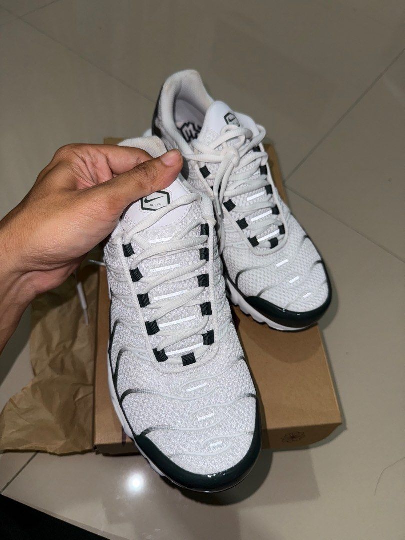 Nike Air Max Plus Premium 'White Vintage Green' FV6057-100, Men's ...