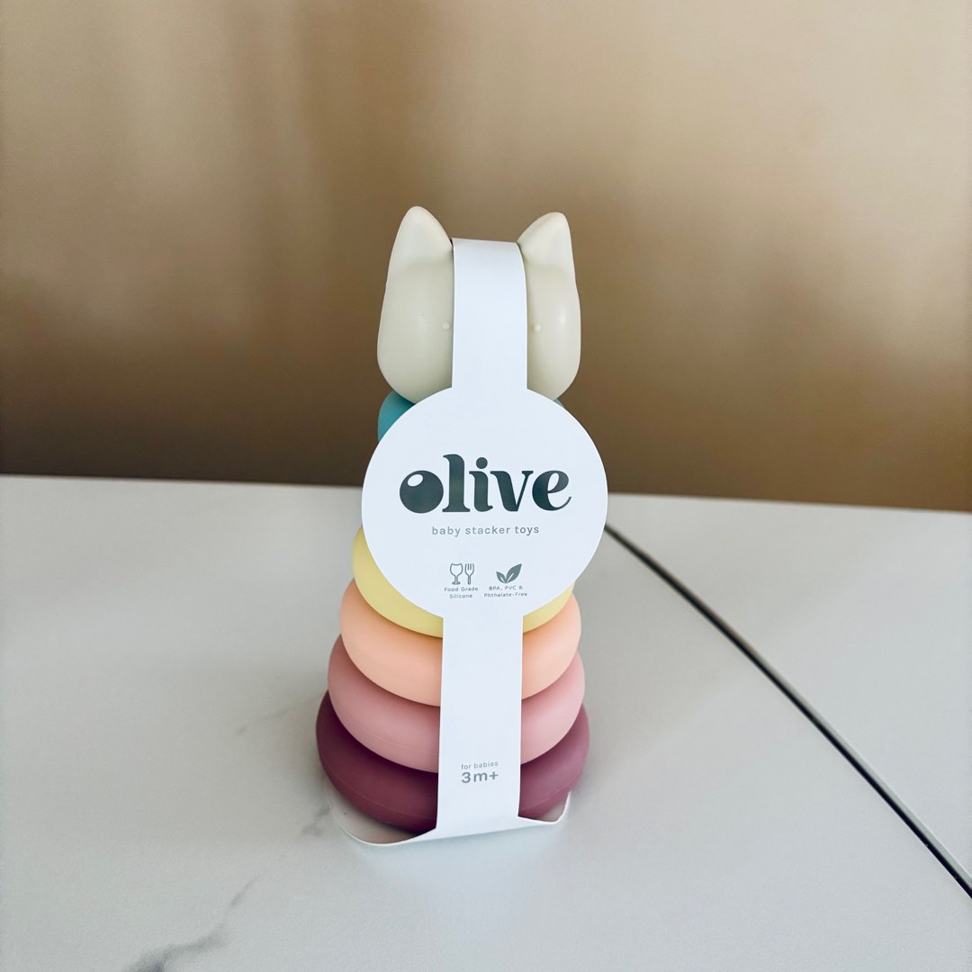 Olive cat stacker, Babies & Kids, Infant Playtime on Carousell