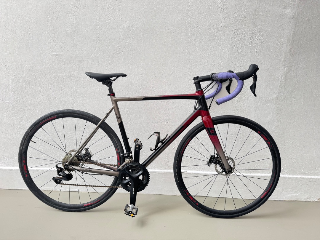 Polygon Strattos S5 Disc Shimano 105 2X11speed Road bike (M), Sports ...