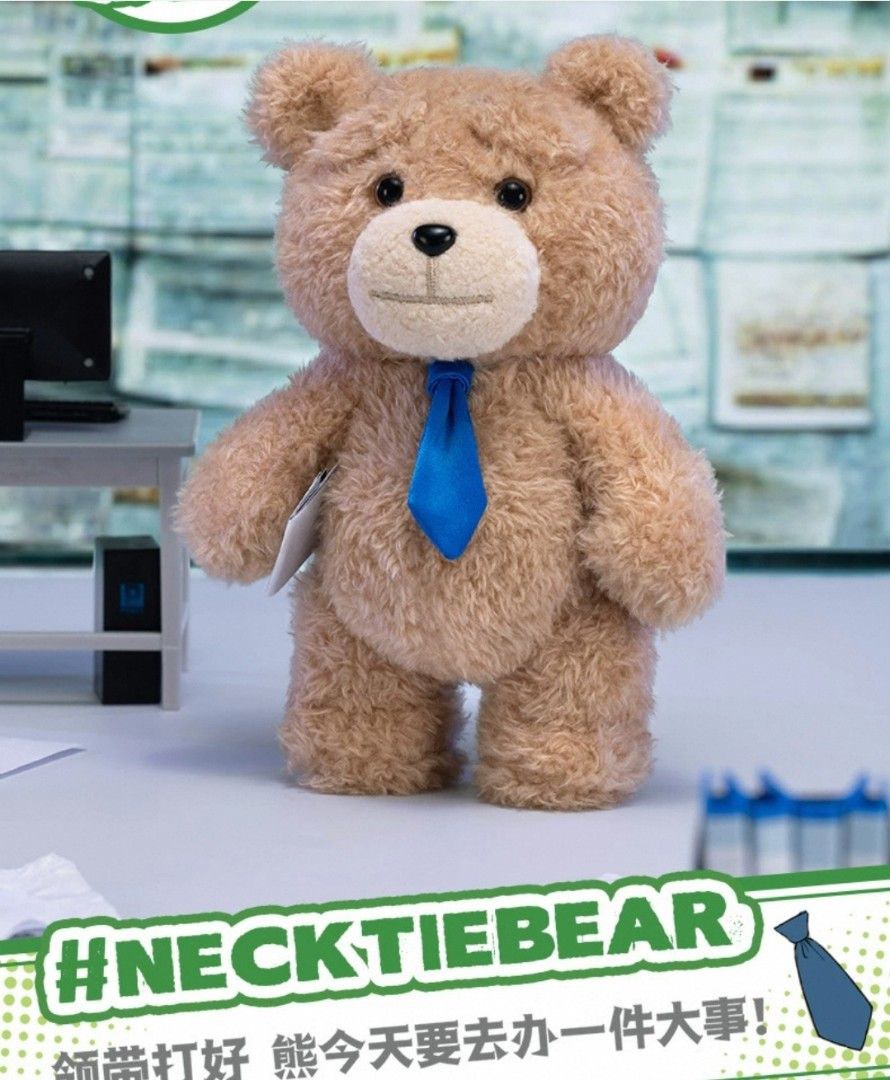 Popmart ted2 necktiebear, Hobbies & Toys, Toys & Games on Carousell