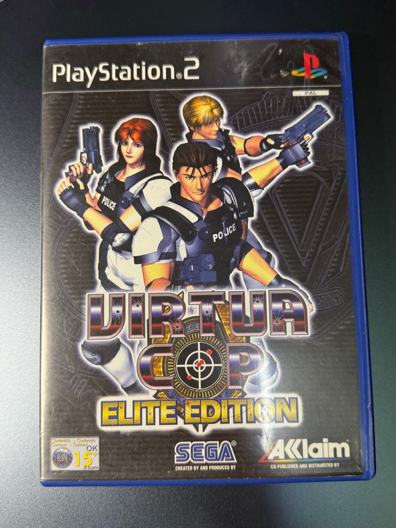 PS2 Pal Virtua Cop Elite Edition, Video Gaming, Video Games ...