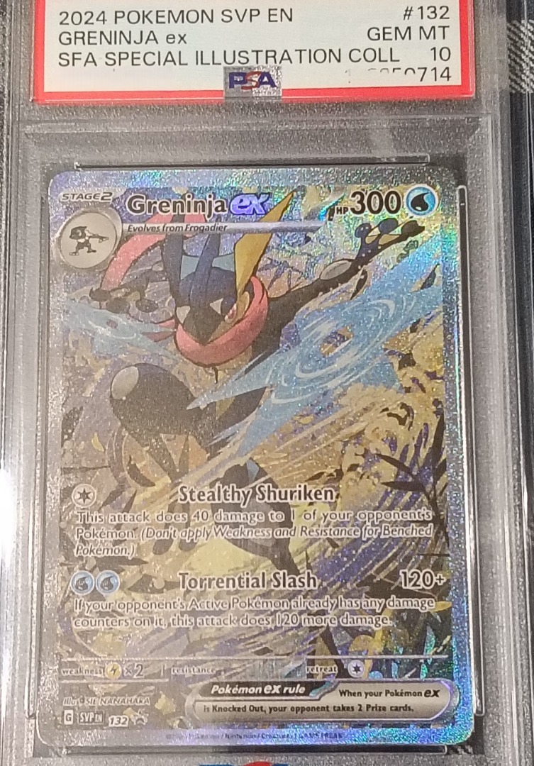 PSA 10 Greninja and kingdra set, Hobbies & Toys, Toys & Games on Carousell